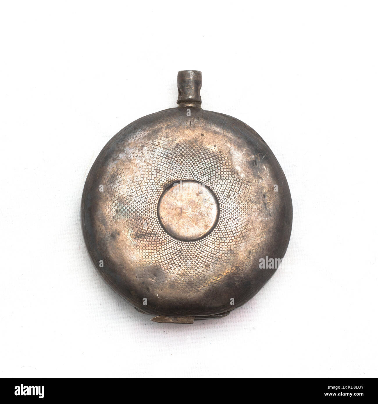 Old Pocket Watch Back, Isolated on White Background Stock Photo - Alamy