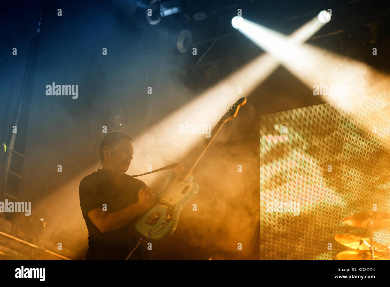 BARCELONA - APR 27: Placebo (alternative rock music band) in concert at ...