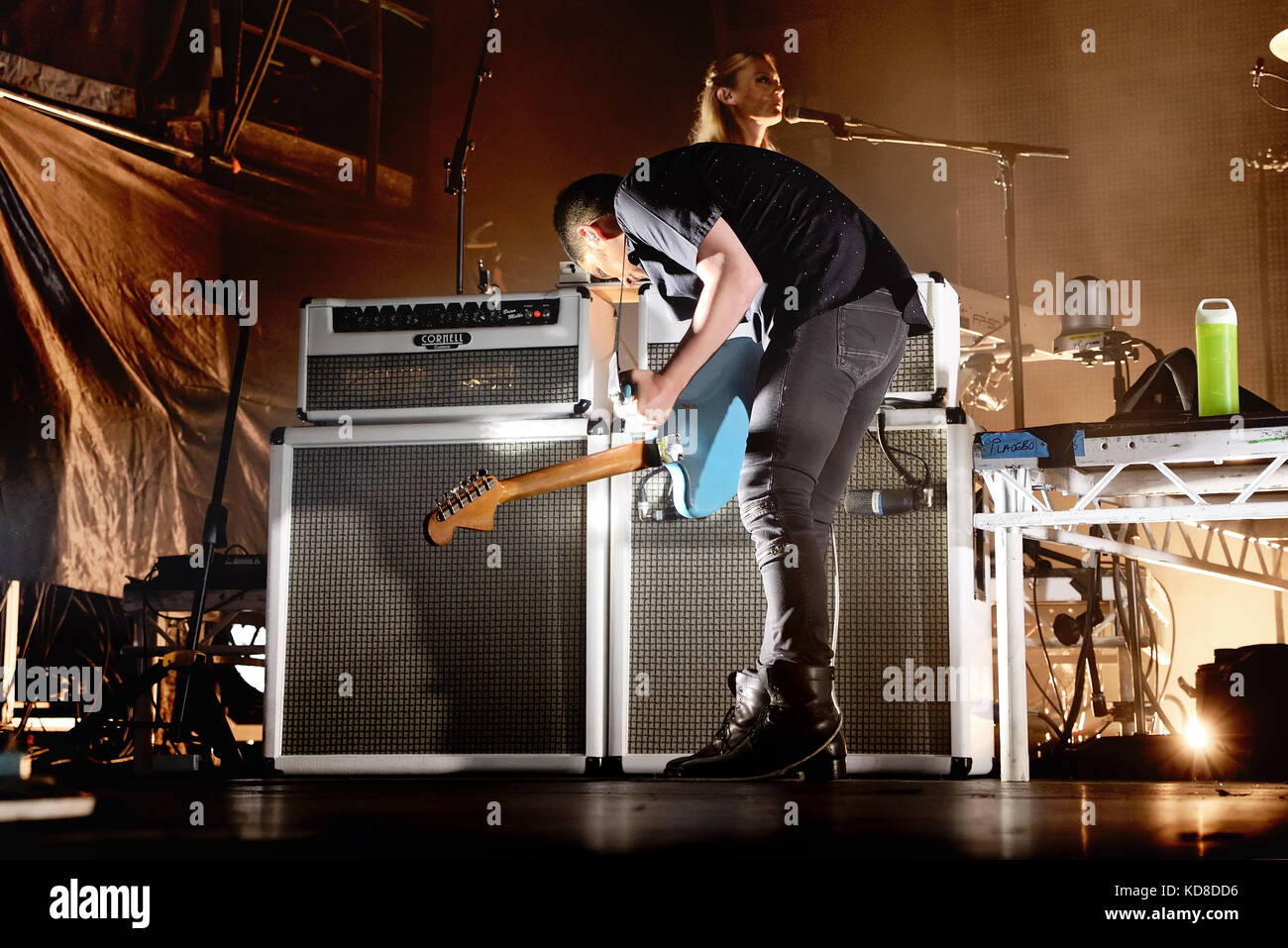 BARCELONA - APR 27: Placebo (alternative rock music band) in concert at ...