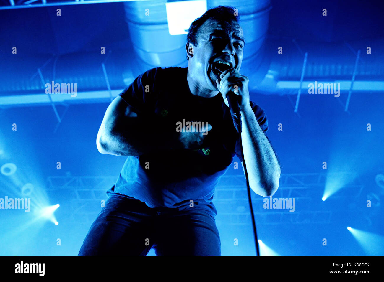 BARCELONA - MAY 6: Future Islands (synthpop electronic dance band ...