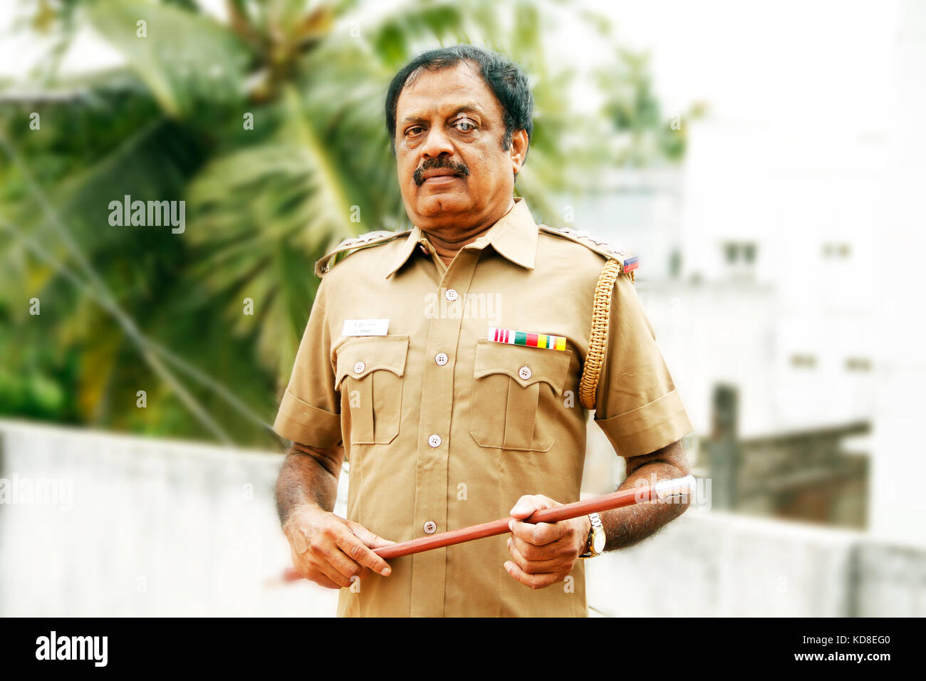 Indian police man officer standing hi-res stock photography and images ...