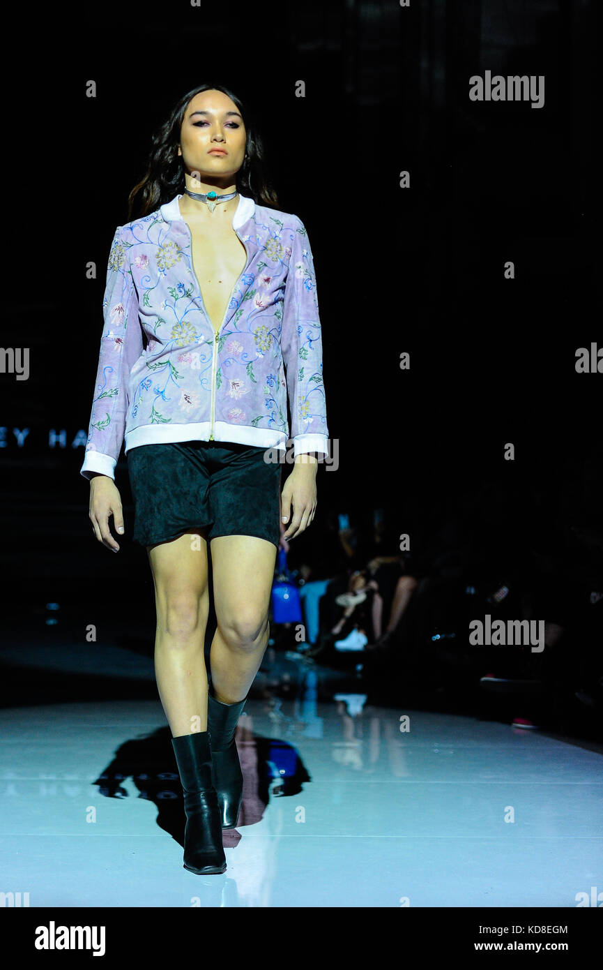 October 3, 2017. Toronto, Canada - Fashion models represent new ...