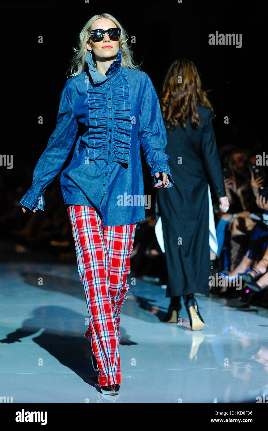 October 3, 2017. Toronto, Canada - Fashion models represent new ...