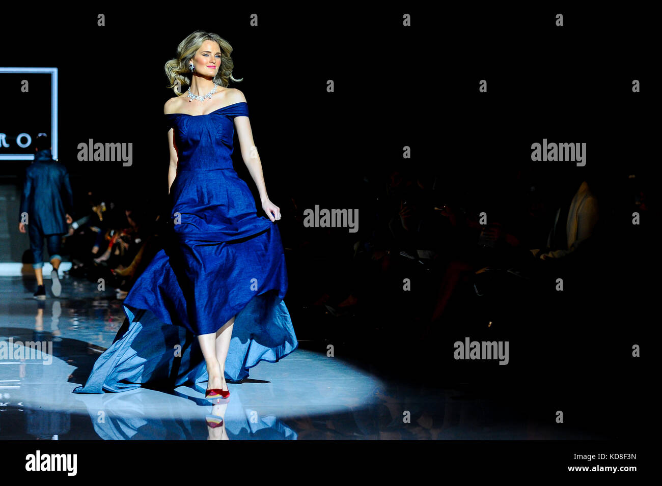 October 3, 2017. Toronto, Canada - Fashion models represent new ...