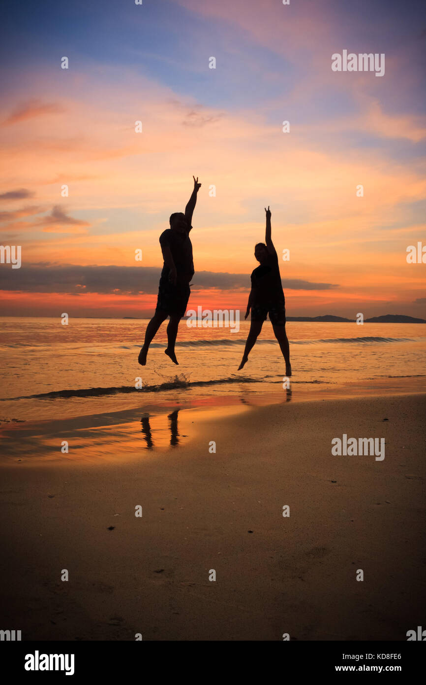 Happiness summer fun rayong beach hi-res stock photography and images ...