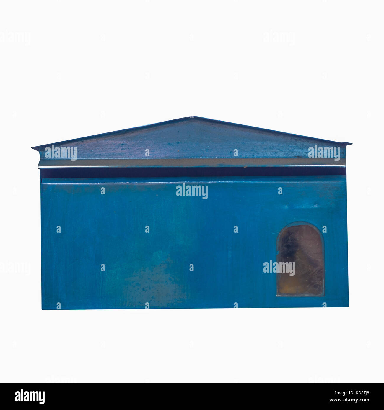 Blue post box hi-res stock photography and images - Alamy