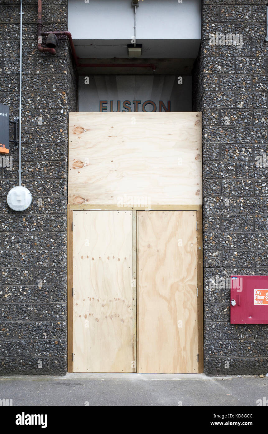Stage entrance to the former Euston Film Studios on Hampstead Road ...