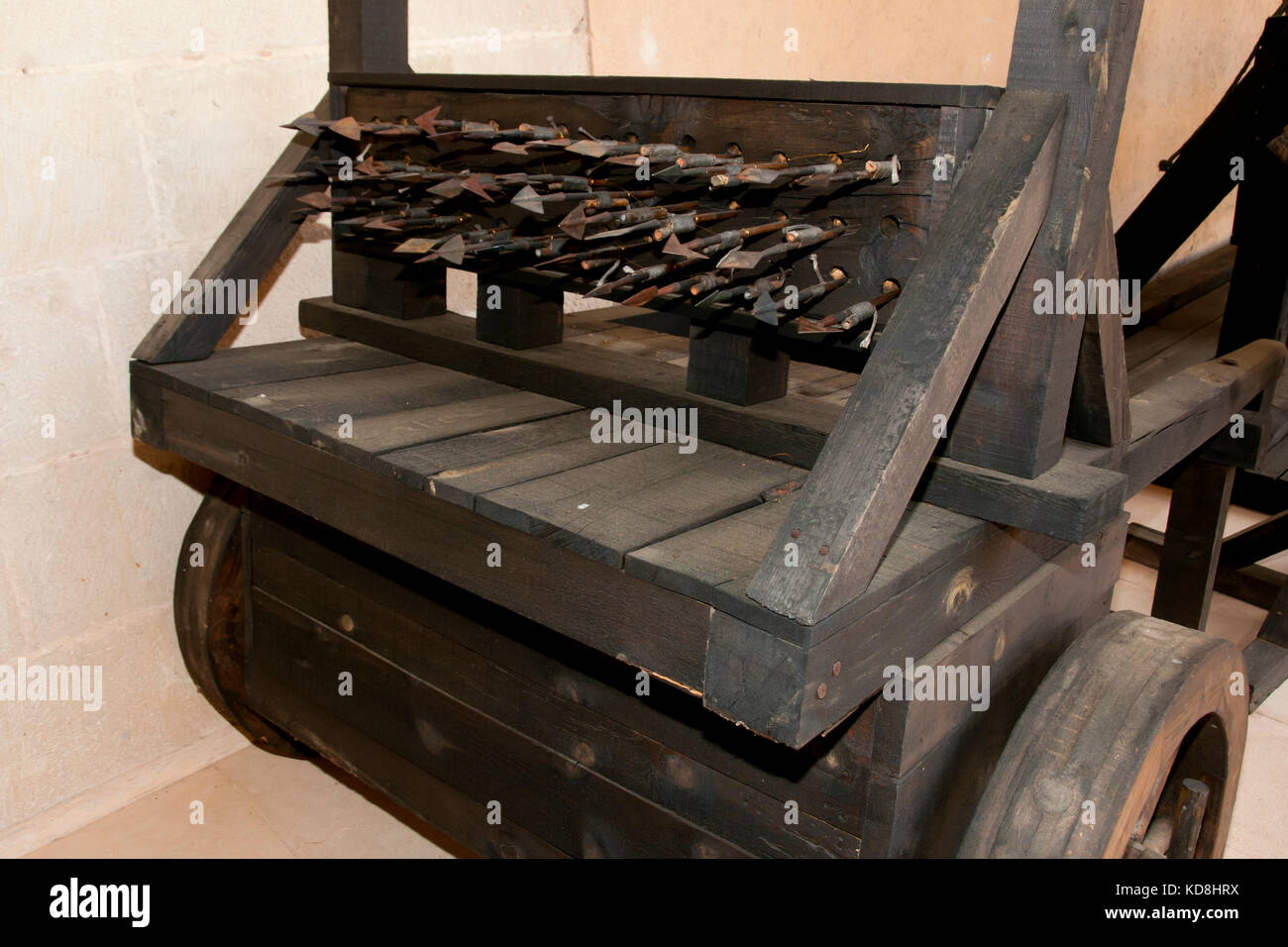 Medieval Hwacha Weapon Stock Photo - Alamy