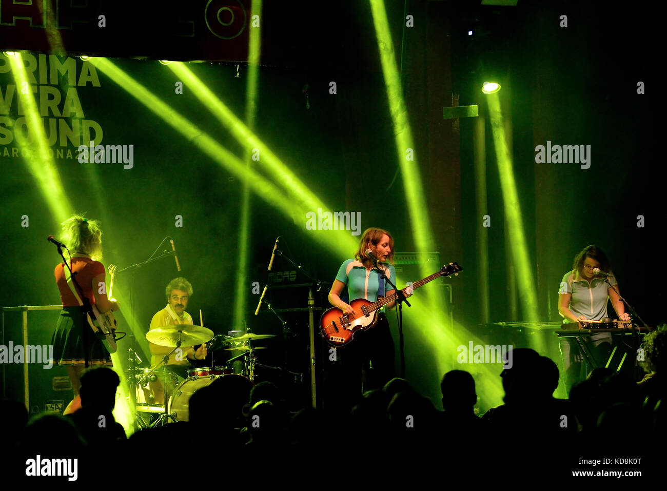 BARCELONA - MAY 30: Les Sueques (girls music band) perform in concert ...