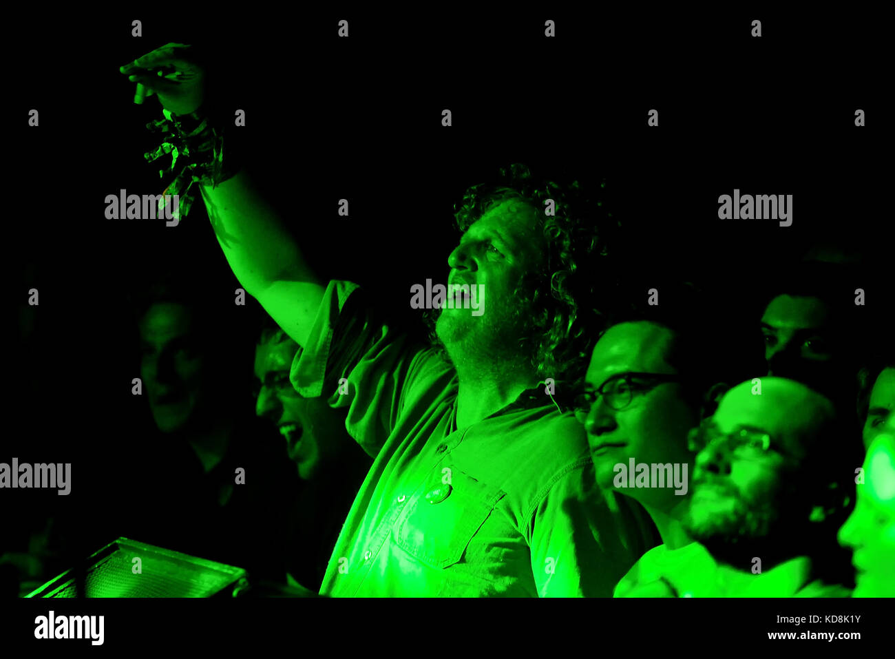 BARCELONA - MAY 30: Big Jeff, Bristol's most famous gig goer, in a ...