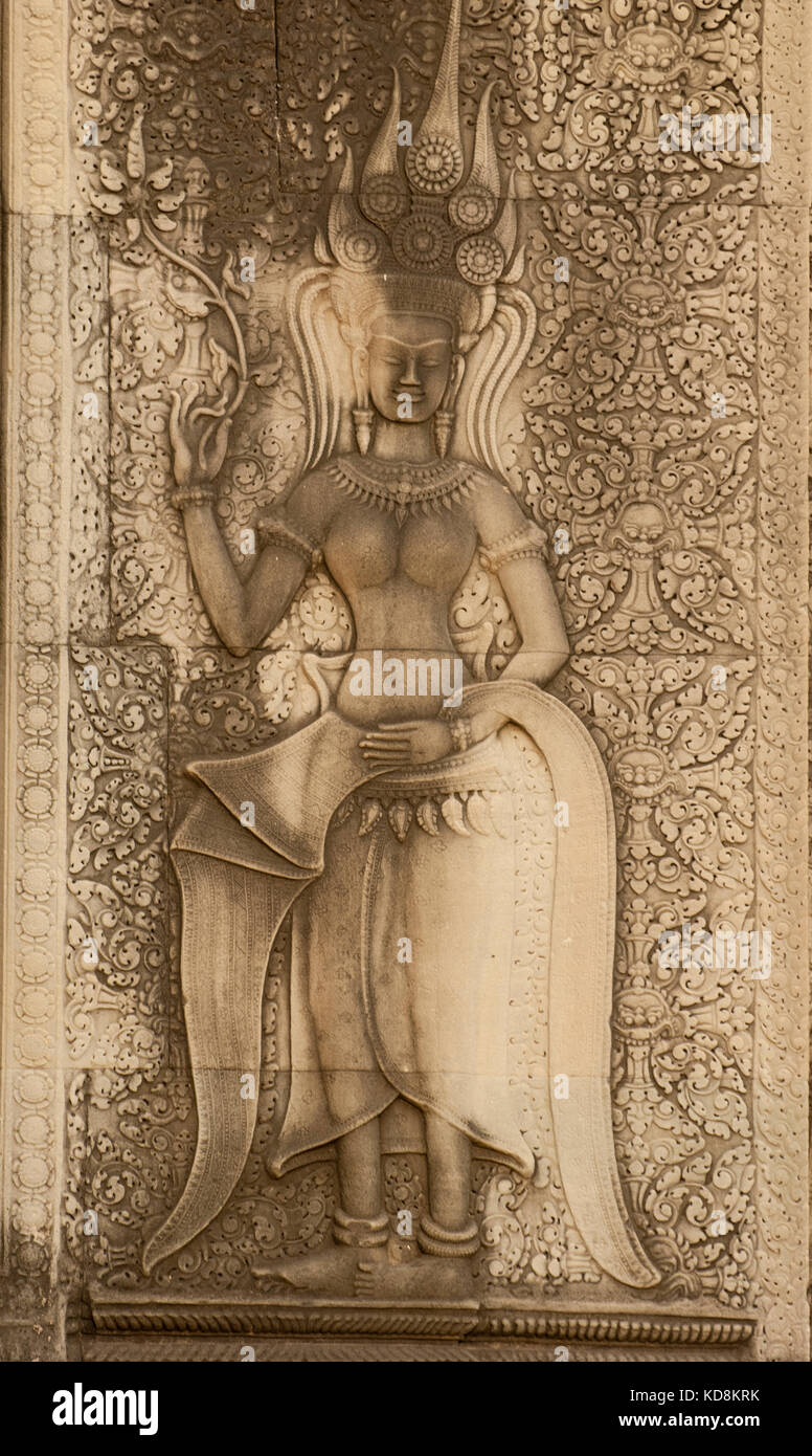 Apsara (celestial dancer) hi-res stock photography and images - Alamy