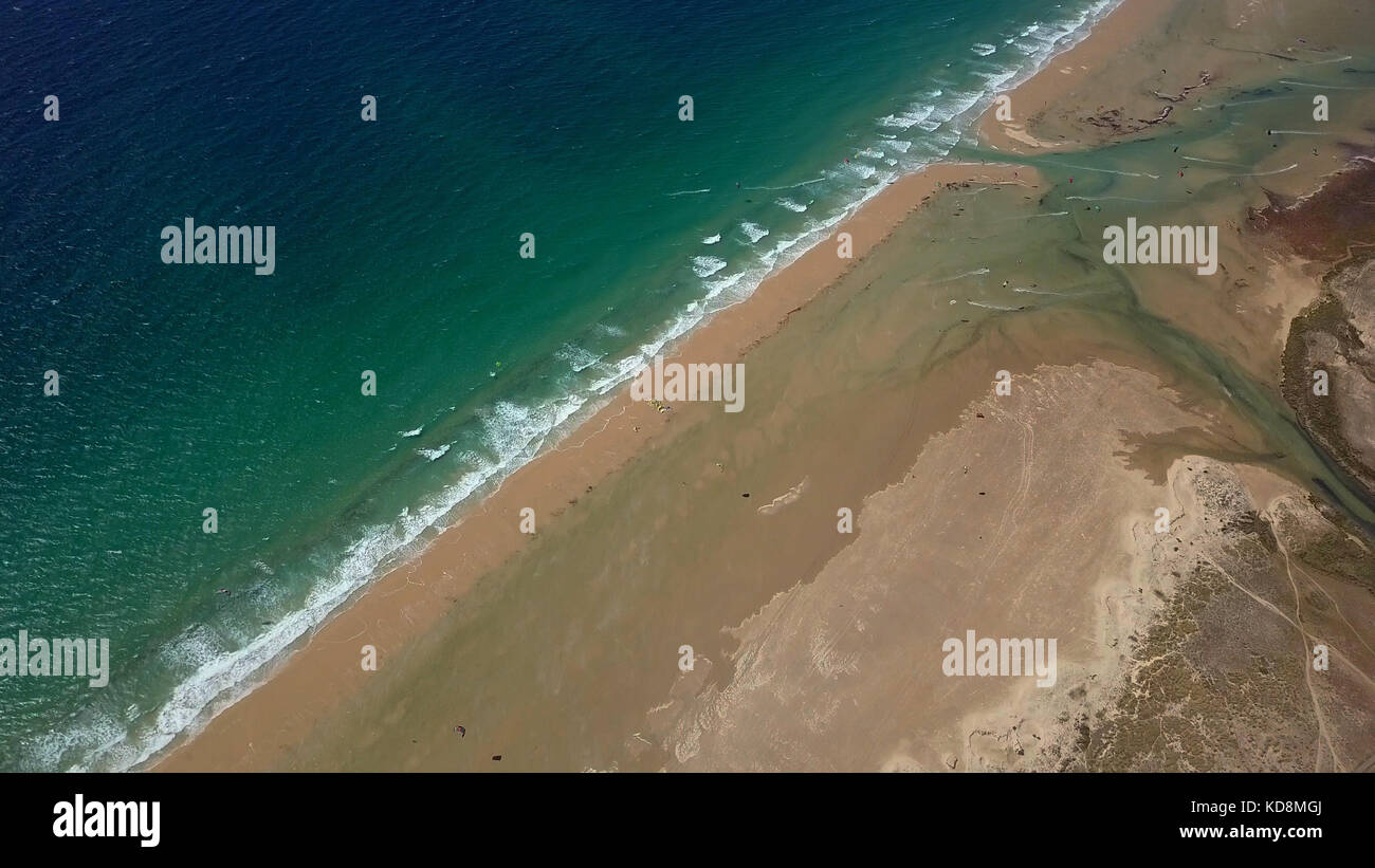 Landscape of ocean and beach Stock Photo - Alamy