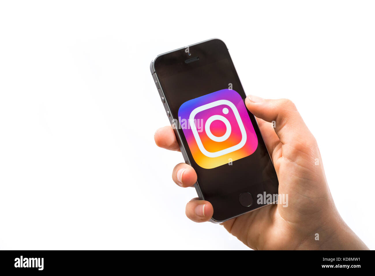 Child Using Instagram High Resolution Stock Photography and Images - Alamy