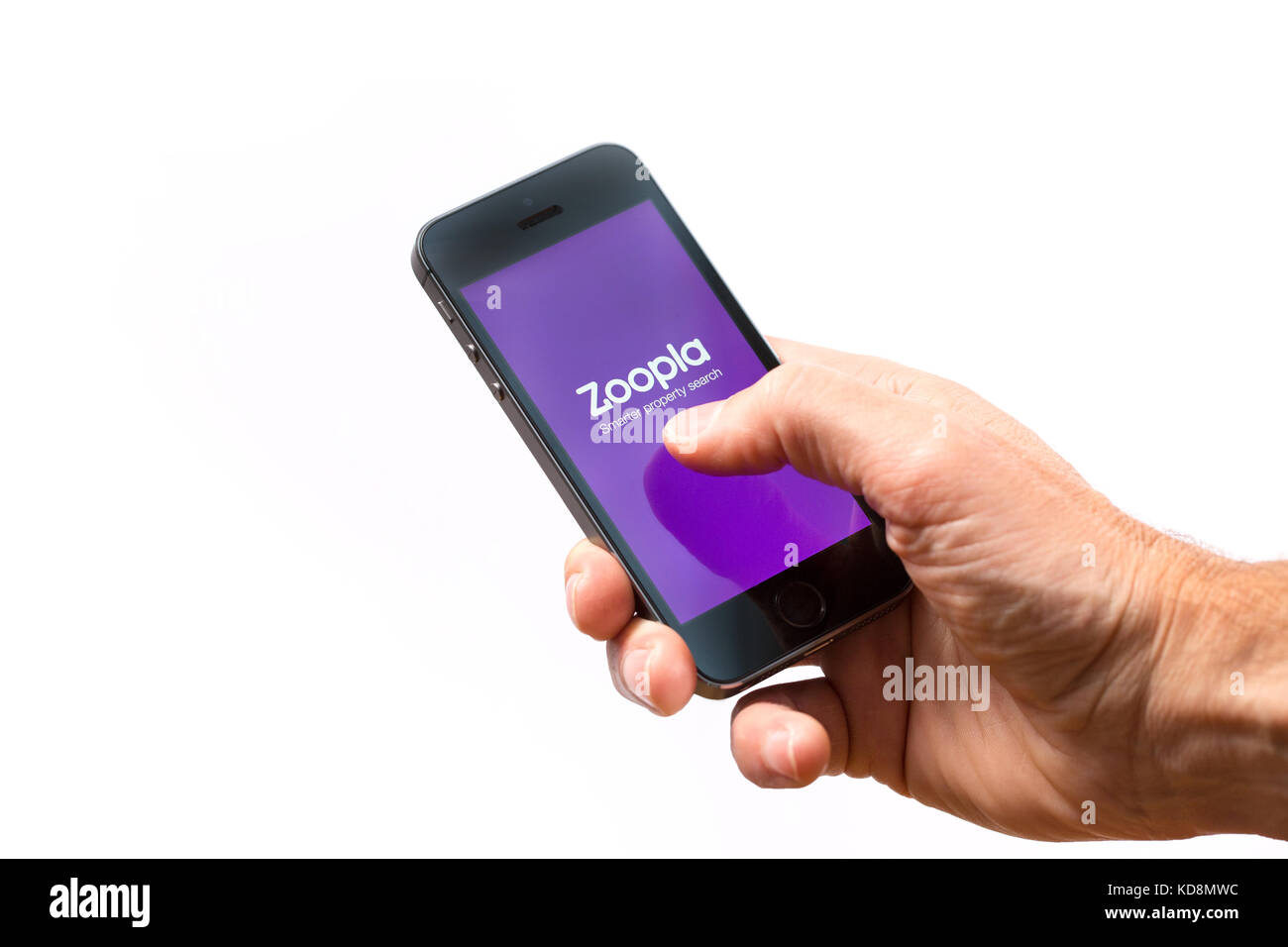 Zoopla phone hi-res stock photography and images - Alamy