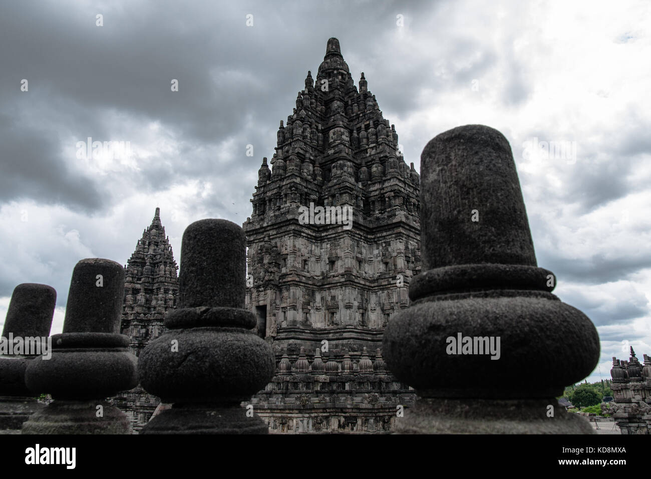 Prambanan Temple Complex, Yogyakarta, Central Java, Indonesia Stock ...