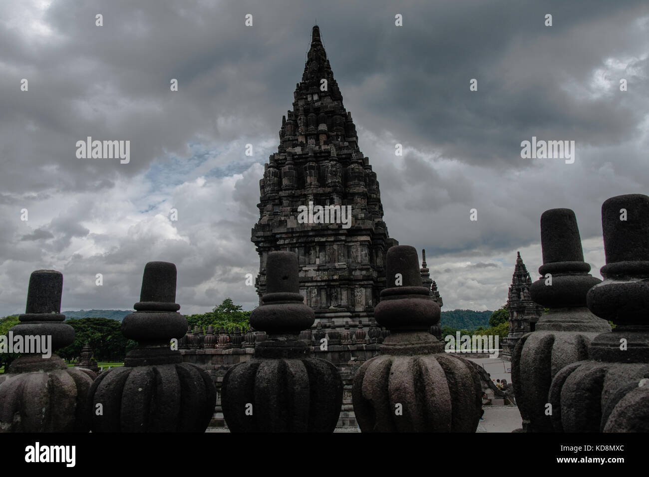 Prambanan Temple Complex, Yogyakarta, Central Java, Indonesia Stock ...