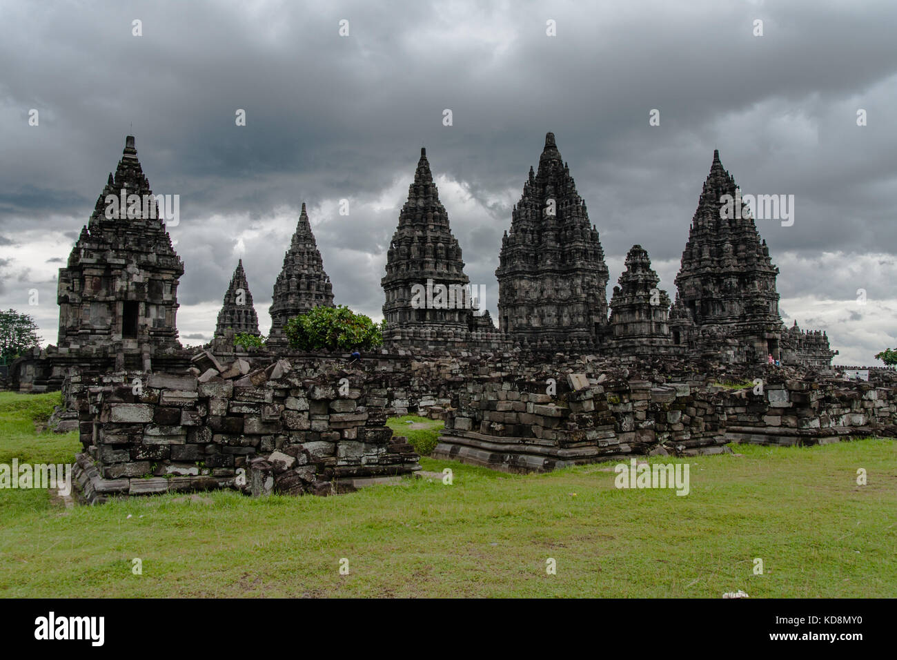 Prambanan Temple Complex, Yogyakarta, Central Java, Indonesia Stock ...