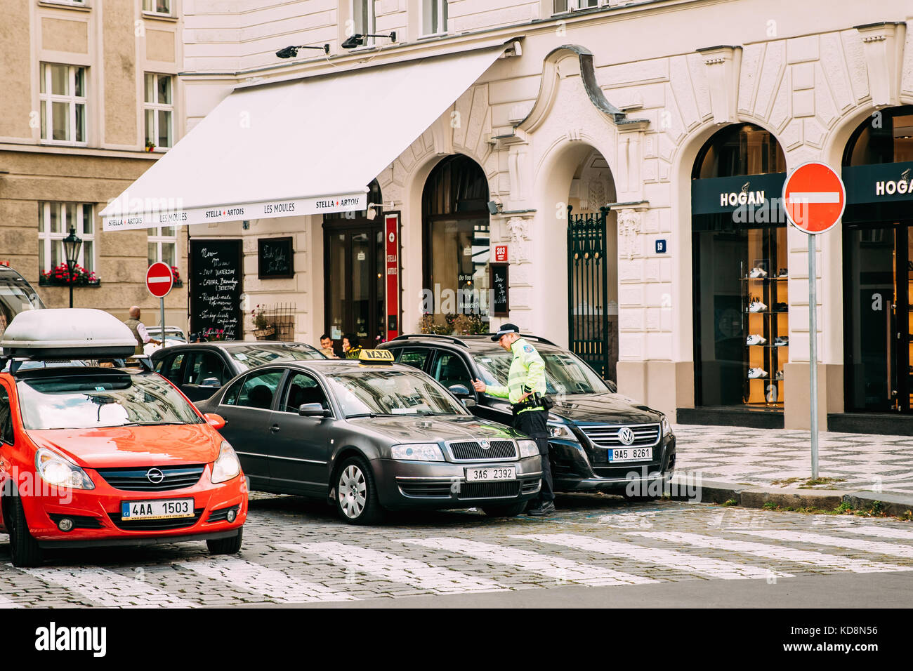 Prague police car High Resolution Stock Photography and Images - Alamy