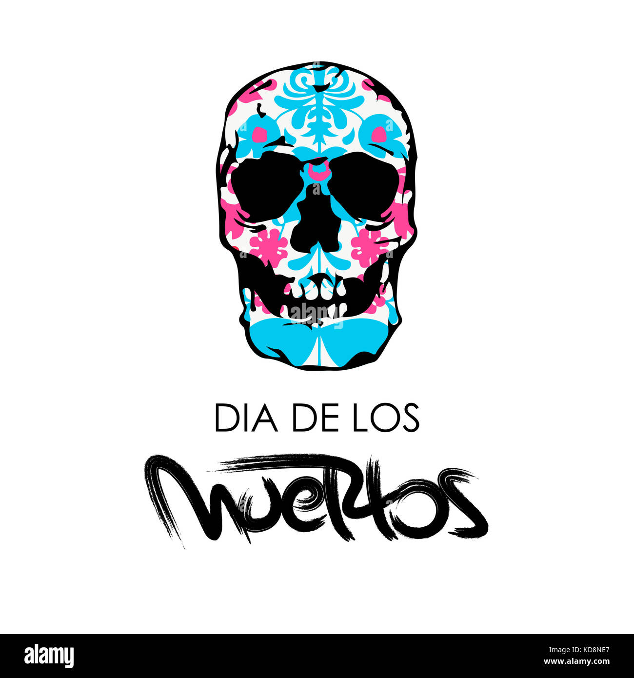 Skull vector logo hi-res stock photography and images - Alamy