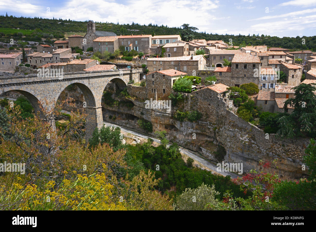 Medieval village of Minerve, south of France Stock Photo - Alamy