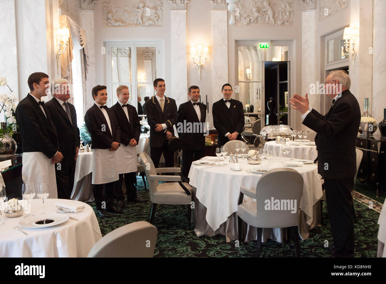 Europe, France, Paris.Restaurant Le pre Catelan in the Bois de Boulogne ...