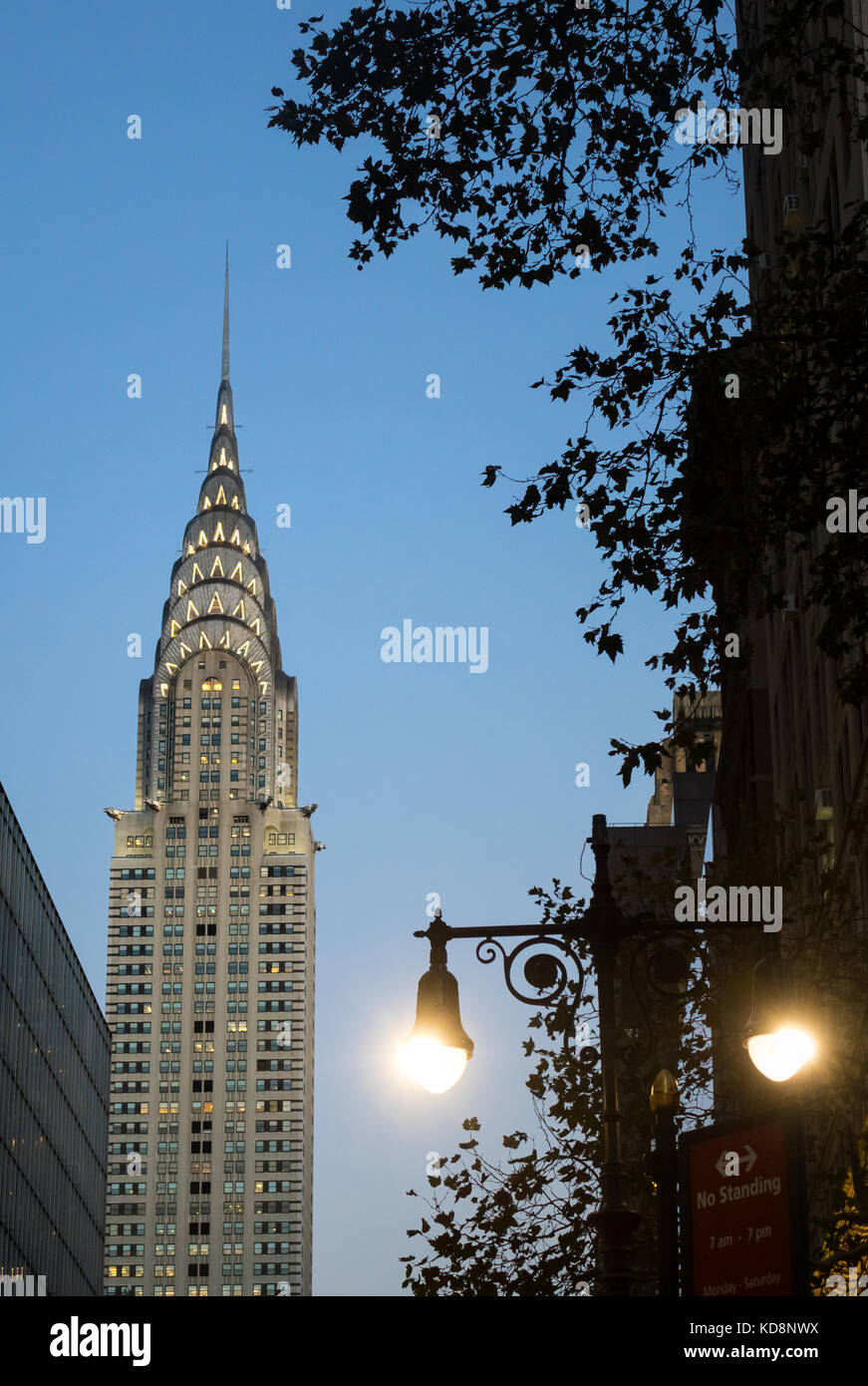 Chrysler building lights hi-res stock photography and images - Alamy