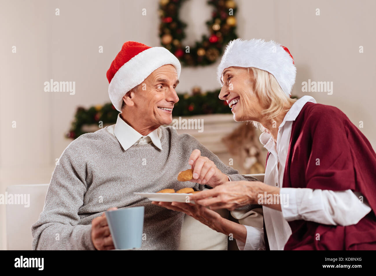 Cheerful people spending time with pleasure Stock Photo - Alamy