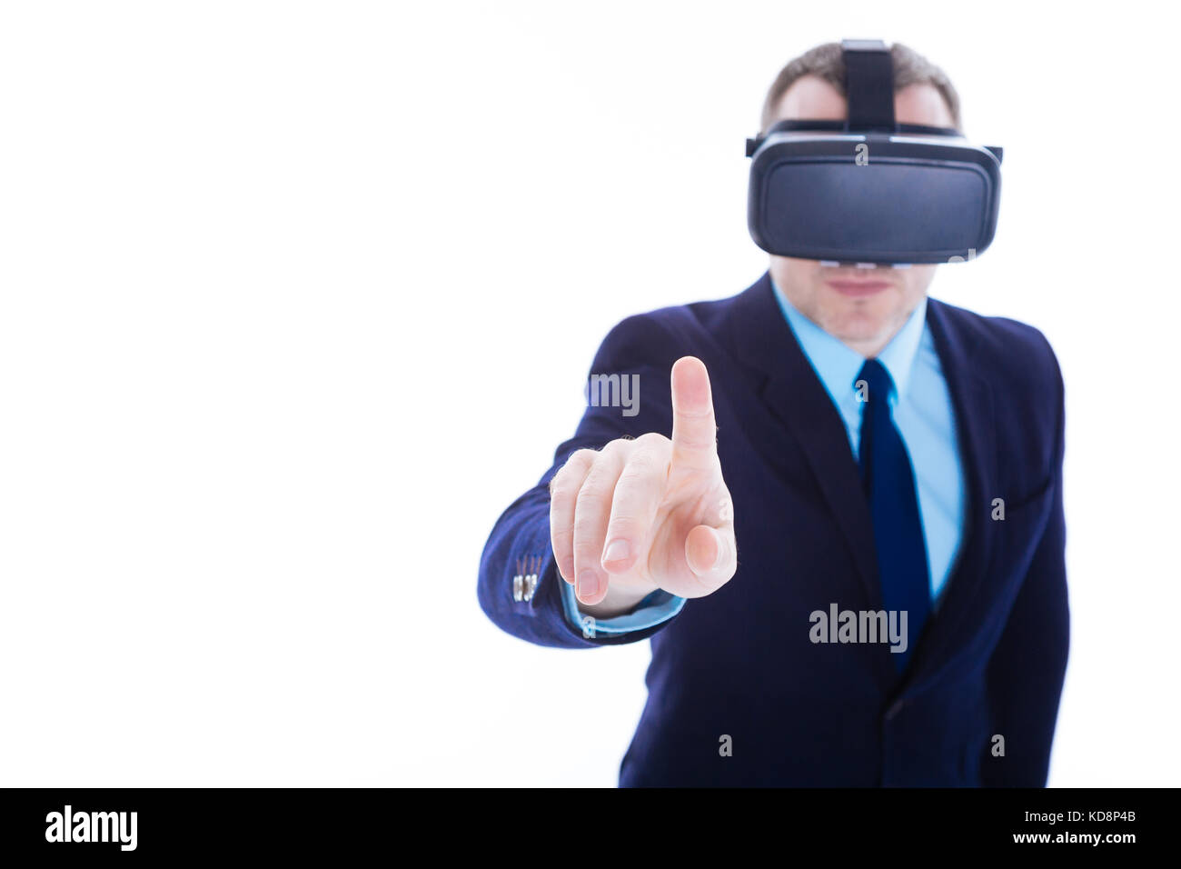 Selective focus of a finger being pressed to the screen Stock Photo - Alamy