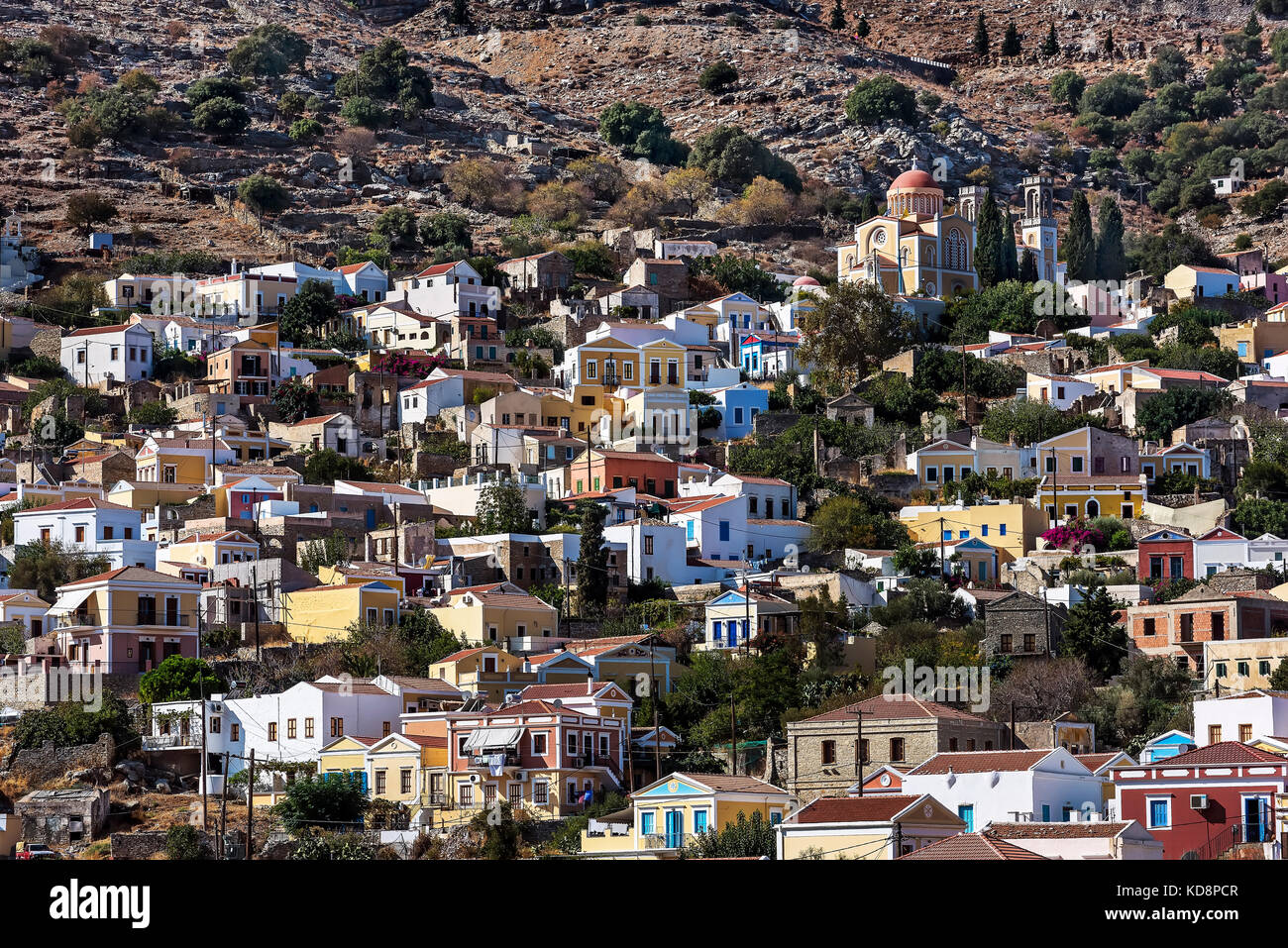 Church horio symi dodecanese greek hi-res stock photography and images ...