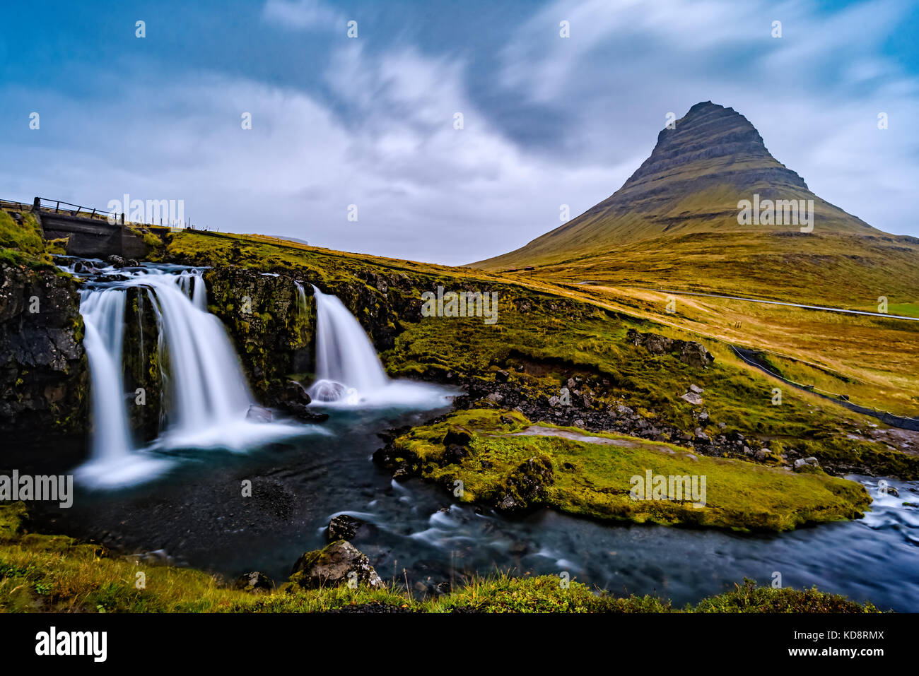 The iconic Iceland photograph of Kirkjufellsfoss waterfall with ...