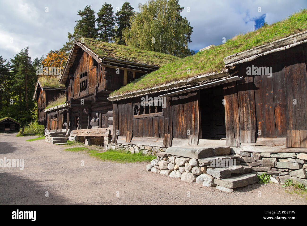 Old farmstead from Setendal in Bygdoy, Oslo, Norway Stock Photo - Alamy