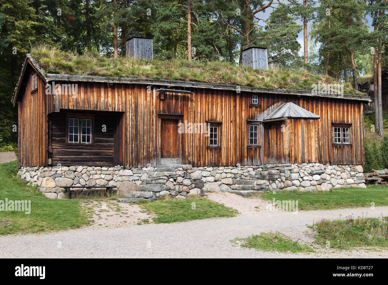 Old Farmhouse from Orlandet in Bygdoy, Oslo, Norway Stock Photo - Alamy