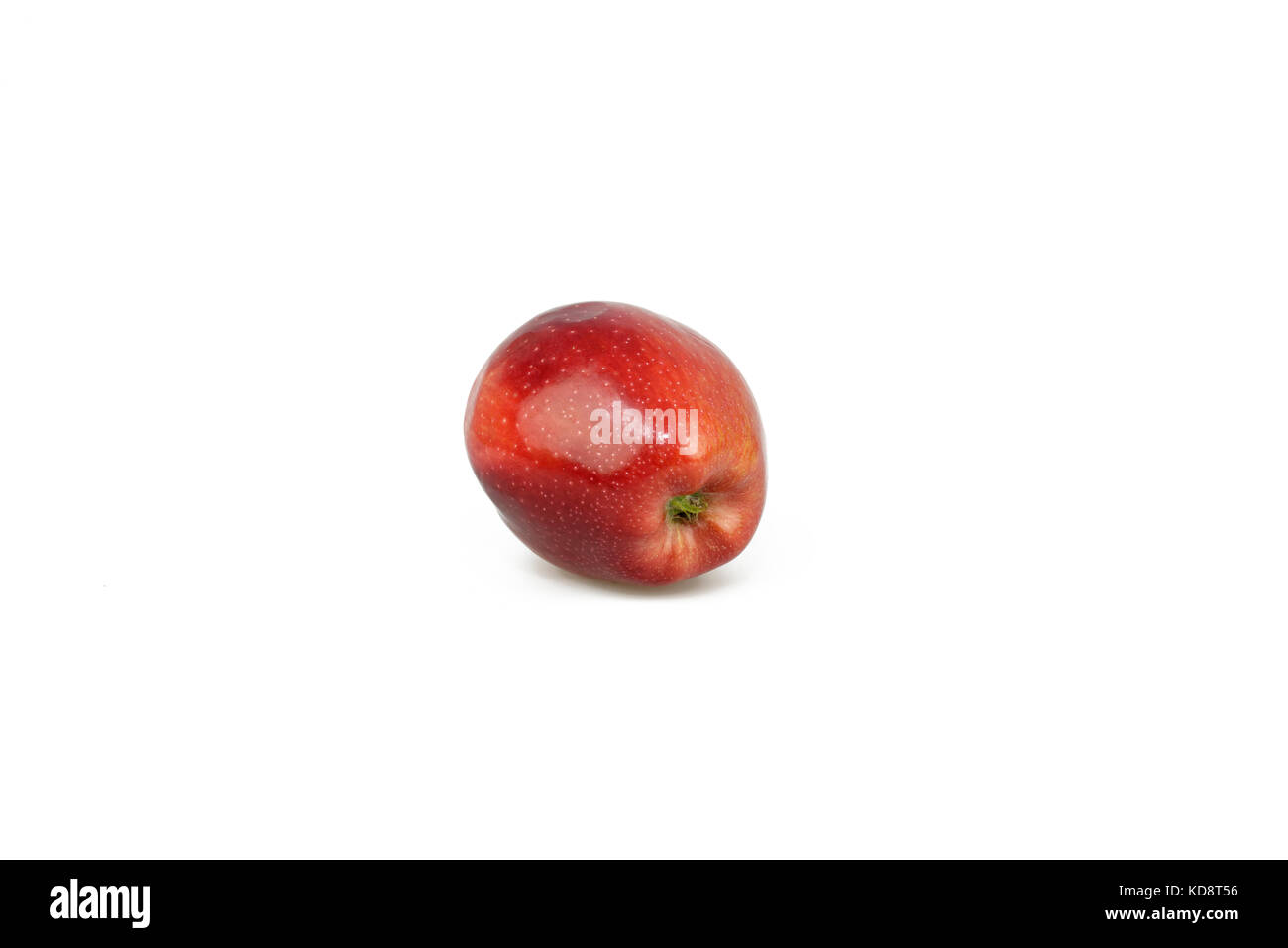 Ripe red apple isolated on white - Stock Image Stock Photo - Alamy