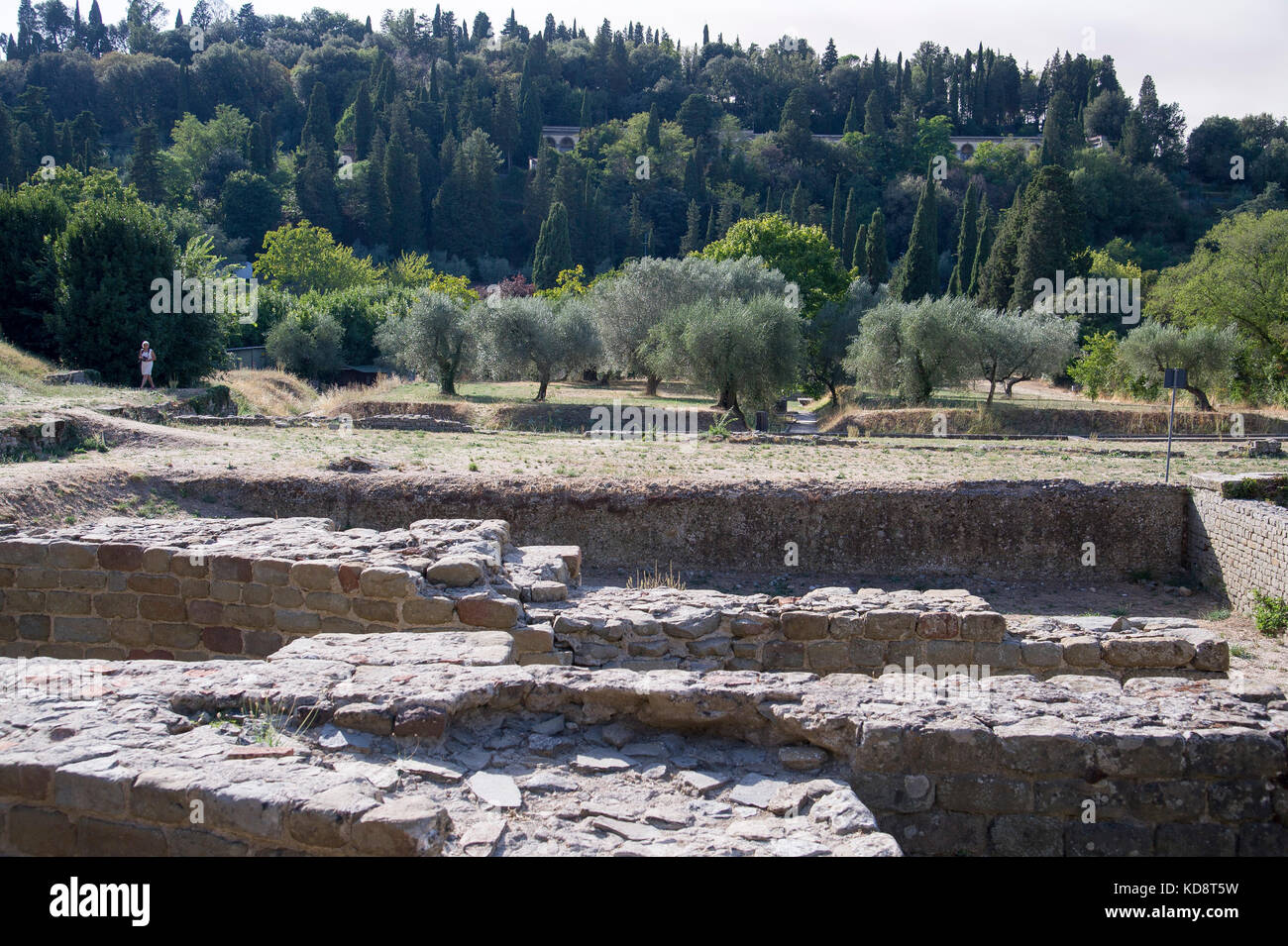 Roman Thermal Baths from 1 BC in Archaeological Area in medieval old ...