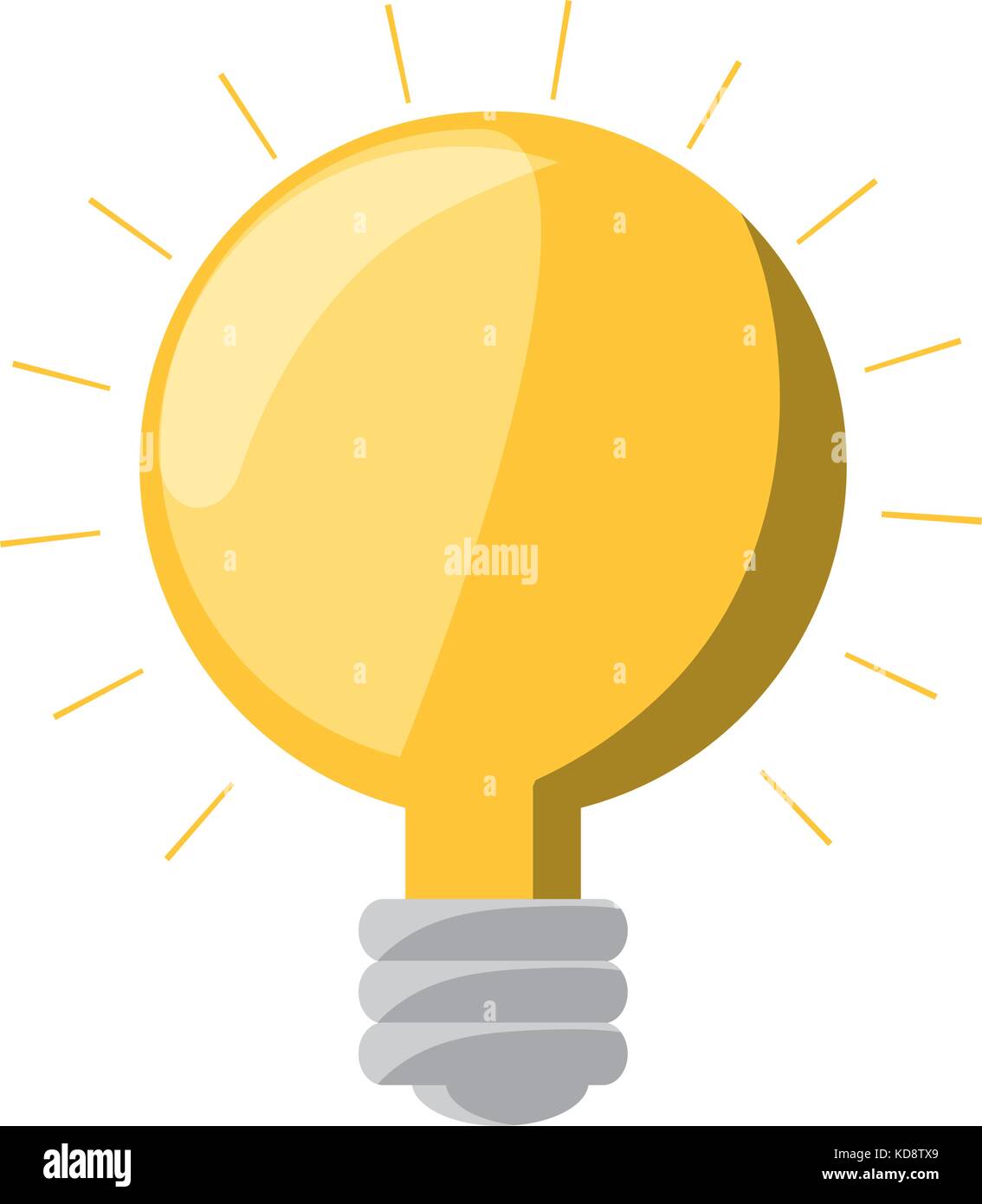bulb idea vector illustration Stock Vector Image & Art - Alamy