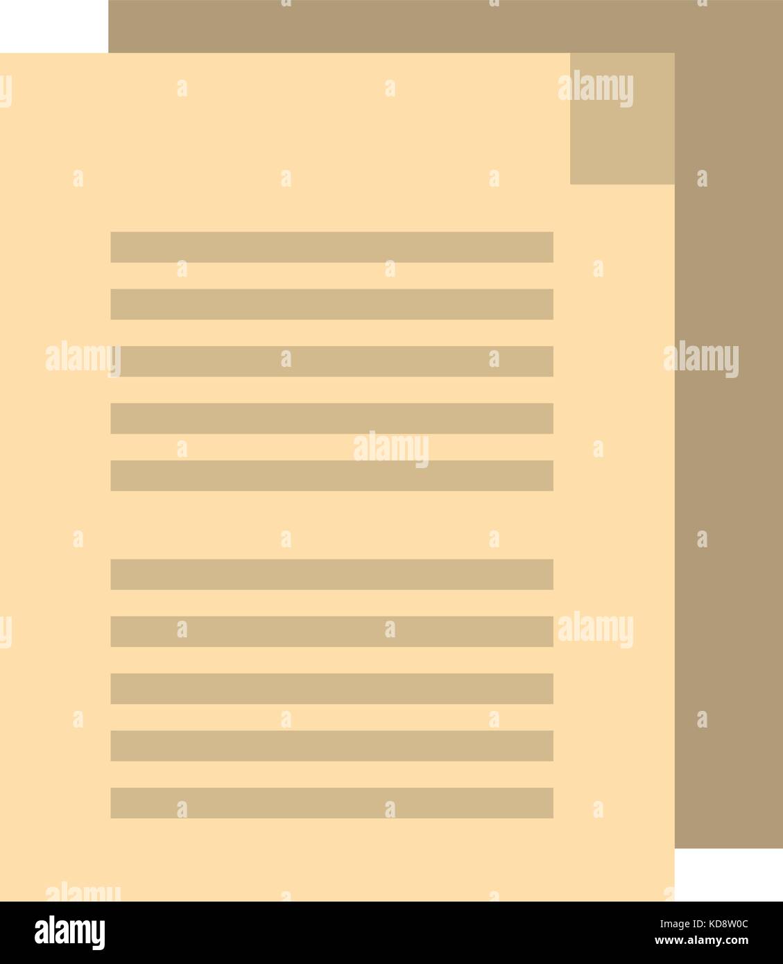 document vector illustration Stock Vector Image & Art - Alamy