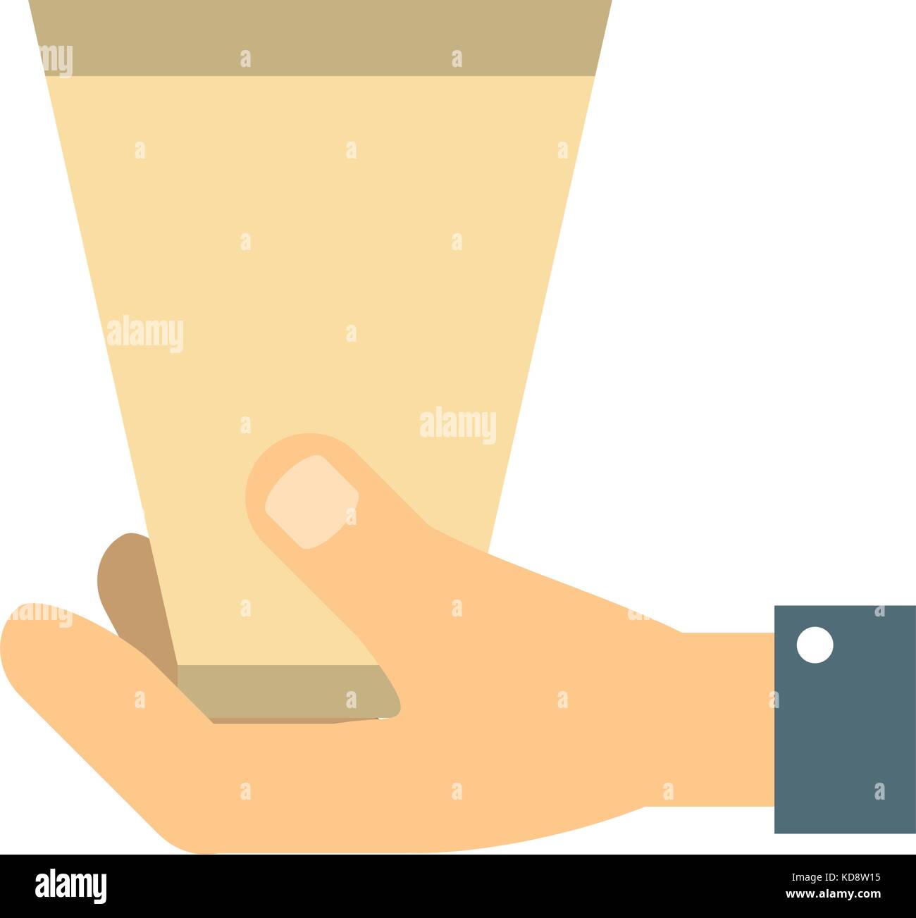 hand with cup coffee vector illustration Stock Vector Image & Art - Alamy