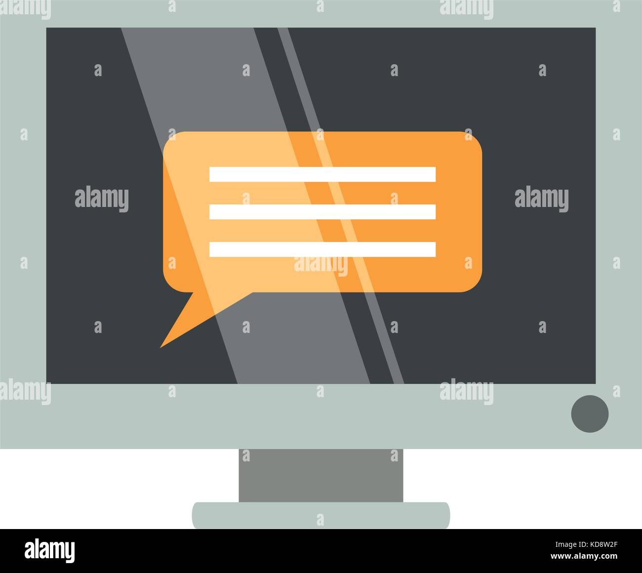 screen vector illustration Stock Vector Image & Art - Alamy