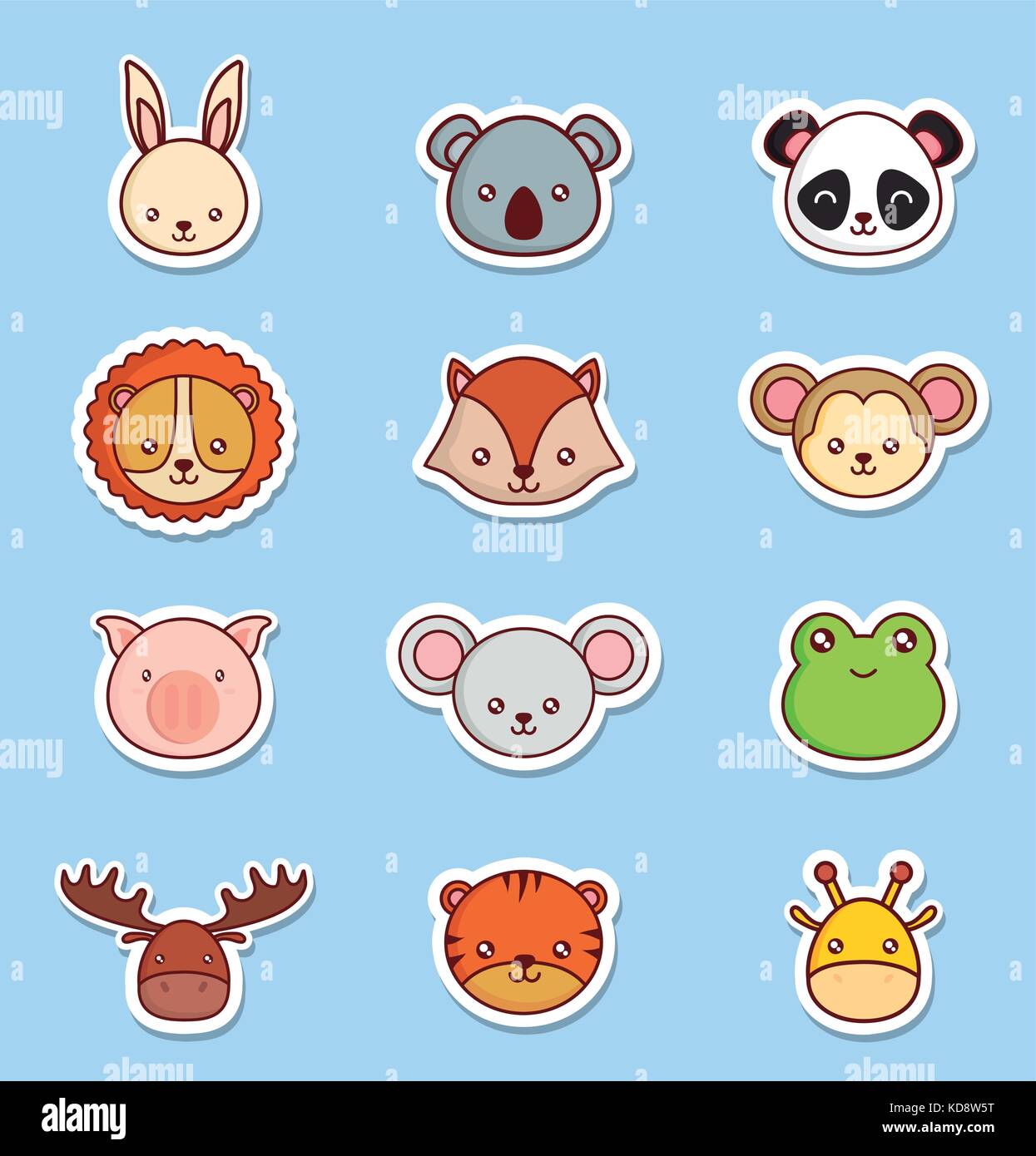 cute animals design Stock Vector Image & Art - Alamy