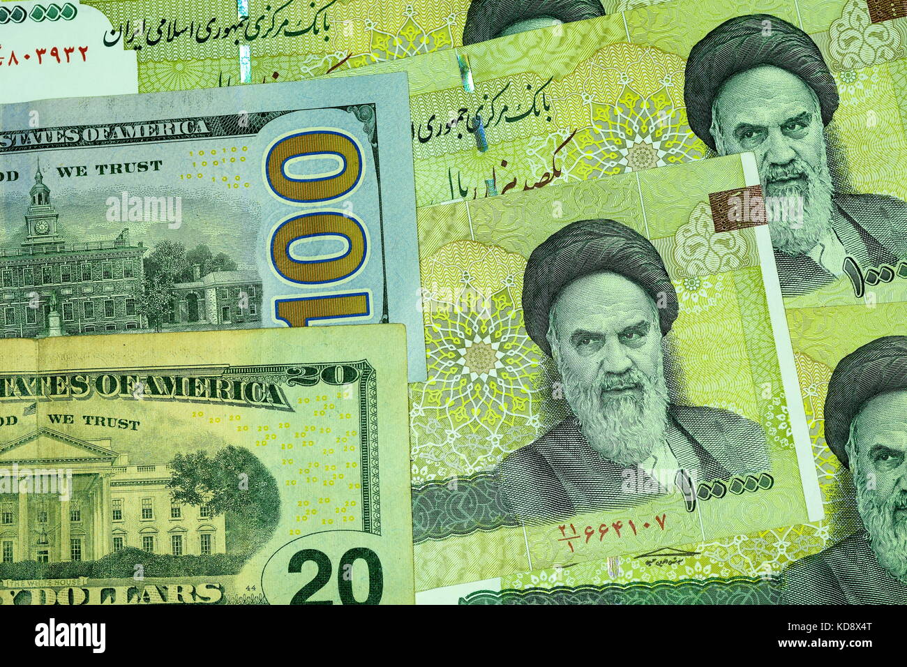 Close up Banknote and Currency Bills and Coins Stock Photo - Alamy