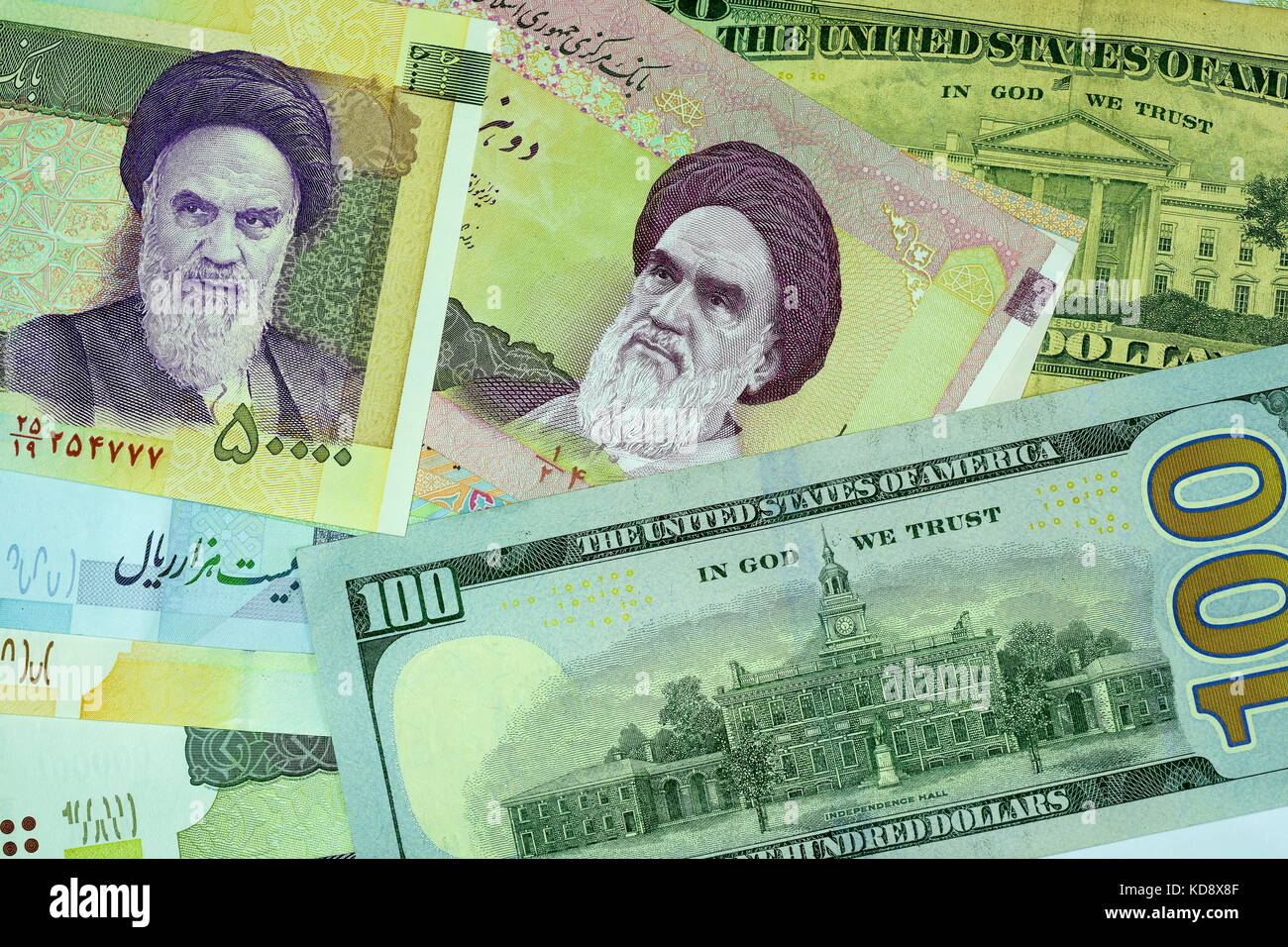 Close up Banknote and Currency Bills and Coins Stock Photo - Alamy