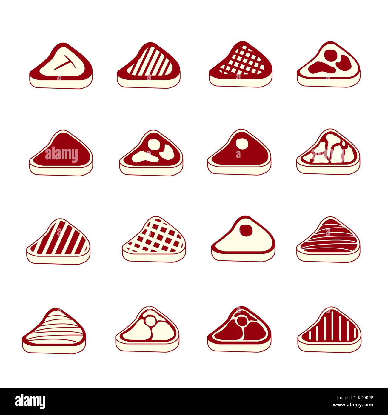 Knife icon blue vector Cut Out Stock Images & Pictures - Alamy