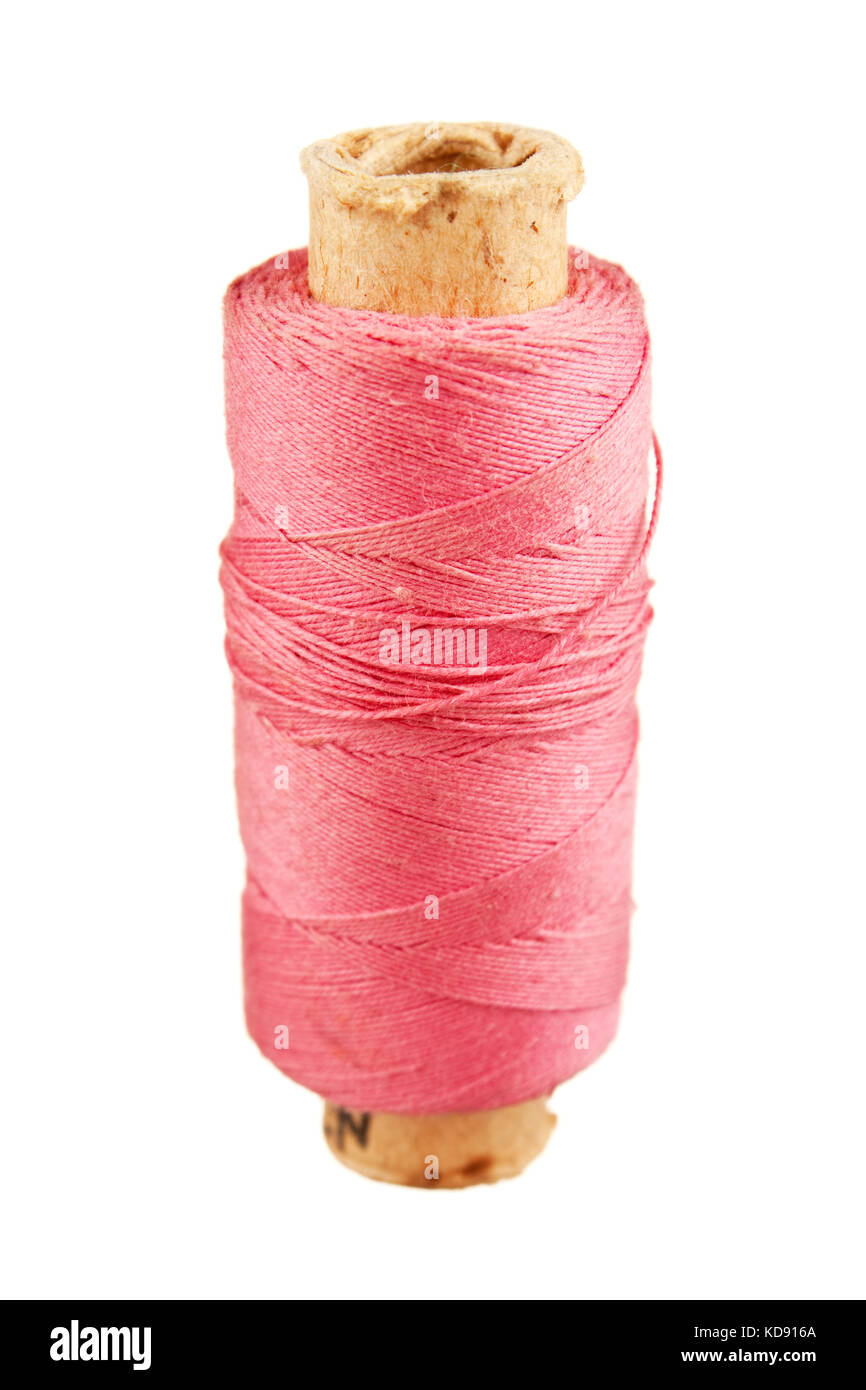 spool of thread isolated on a white background Stock Photo - Alamy