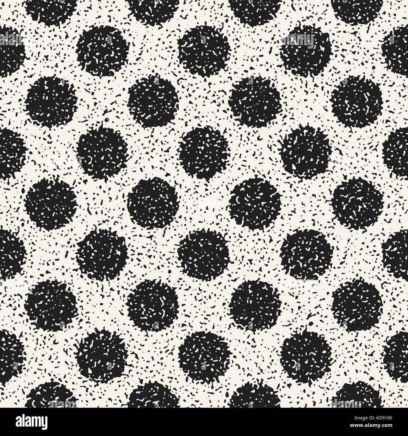 Abstract noisy textured geometric shapes background. Vector seamless ...