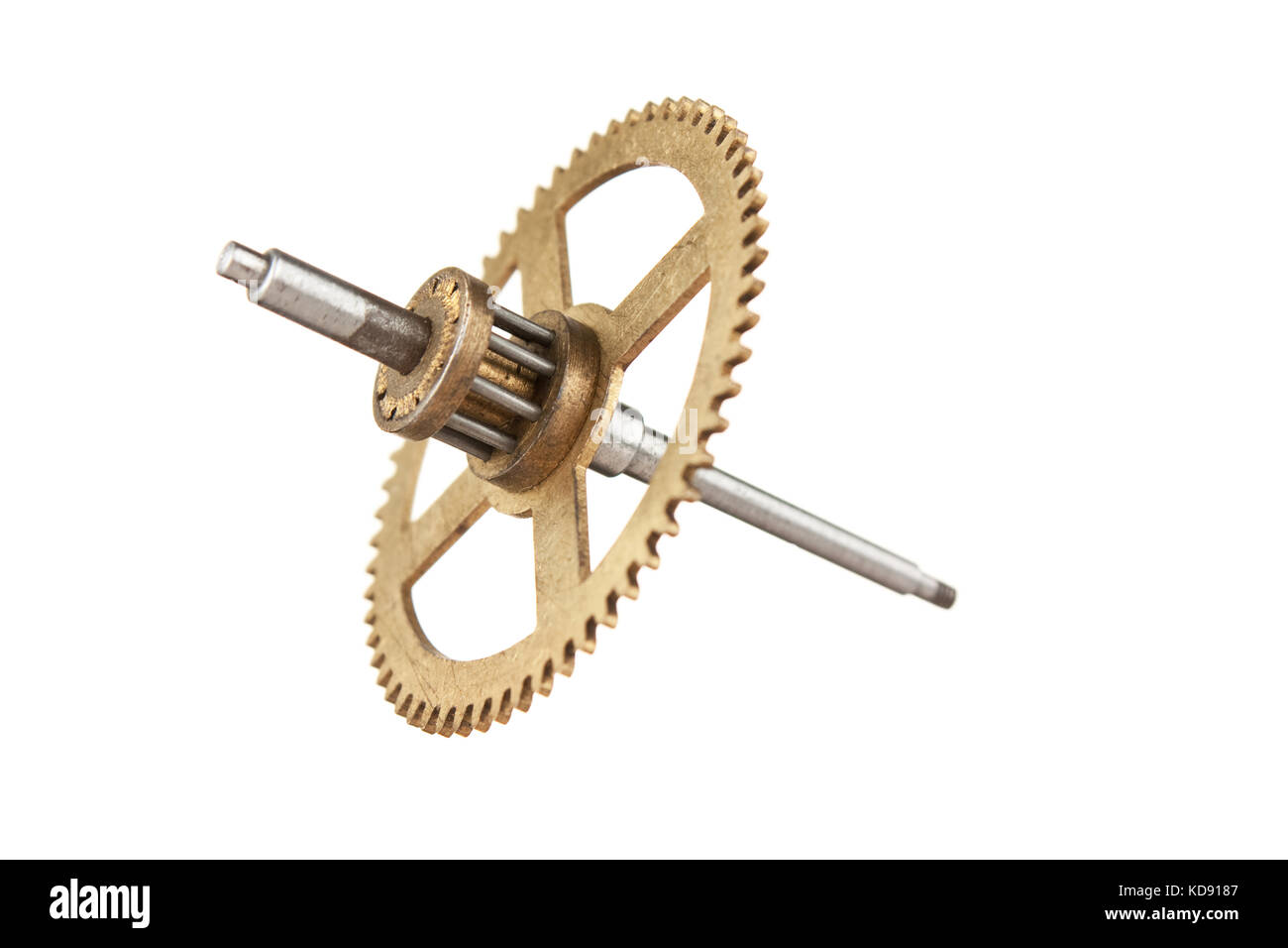 hour gear isolated on white background Stock Photo - Alamy