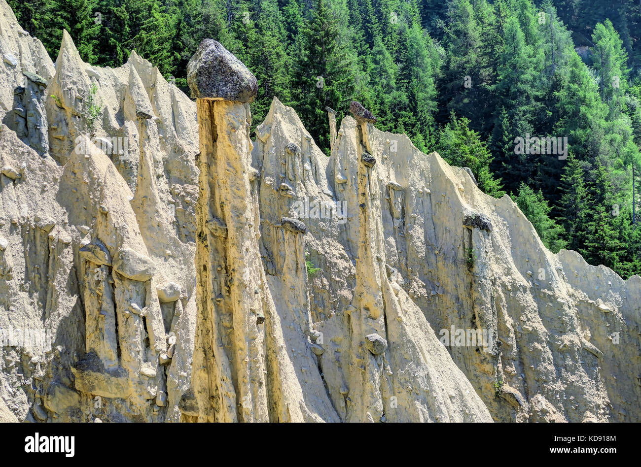 Klobenstein pyramids hi-res stock photography and images - Alamy