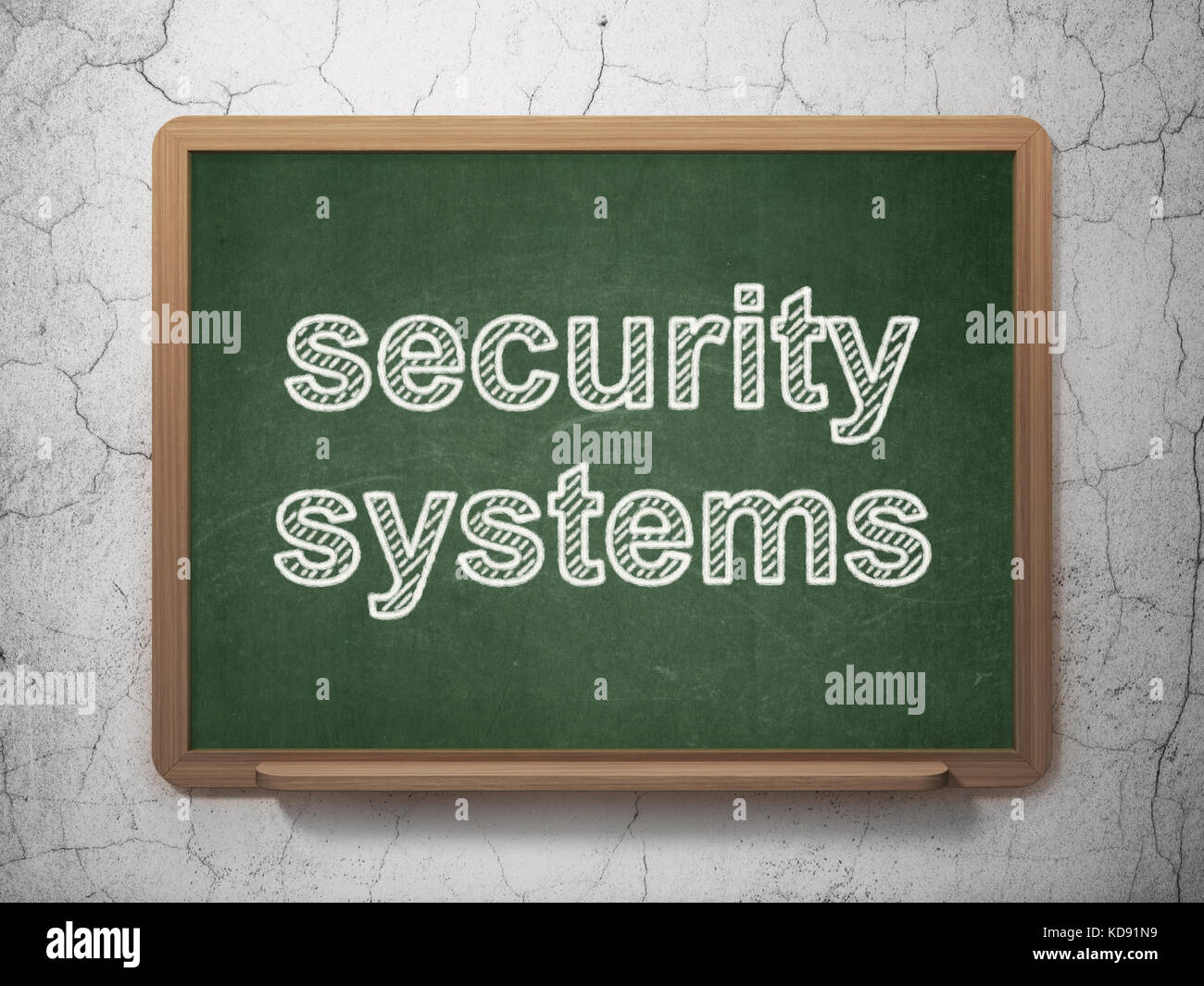 Security concept: Security Systems on chalkboard background Stock Photo ...
