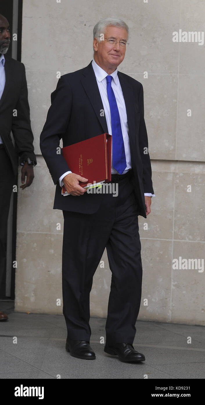 Former Prime Minister Tony Blair and Secretary for Defence Michael ...