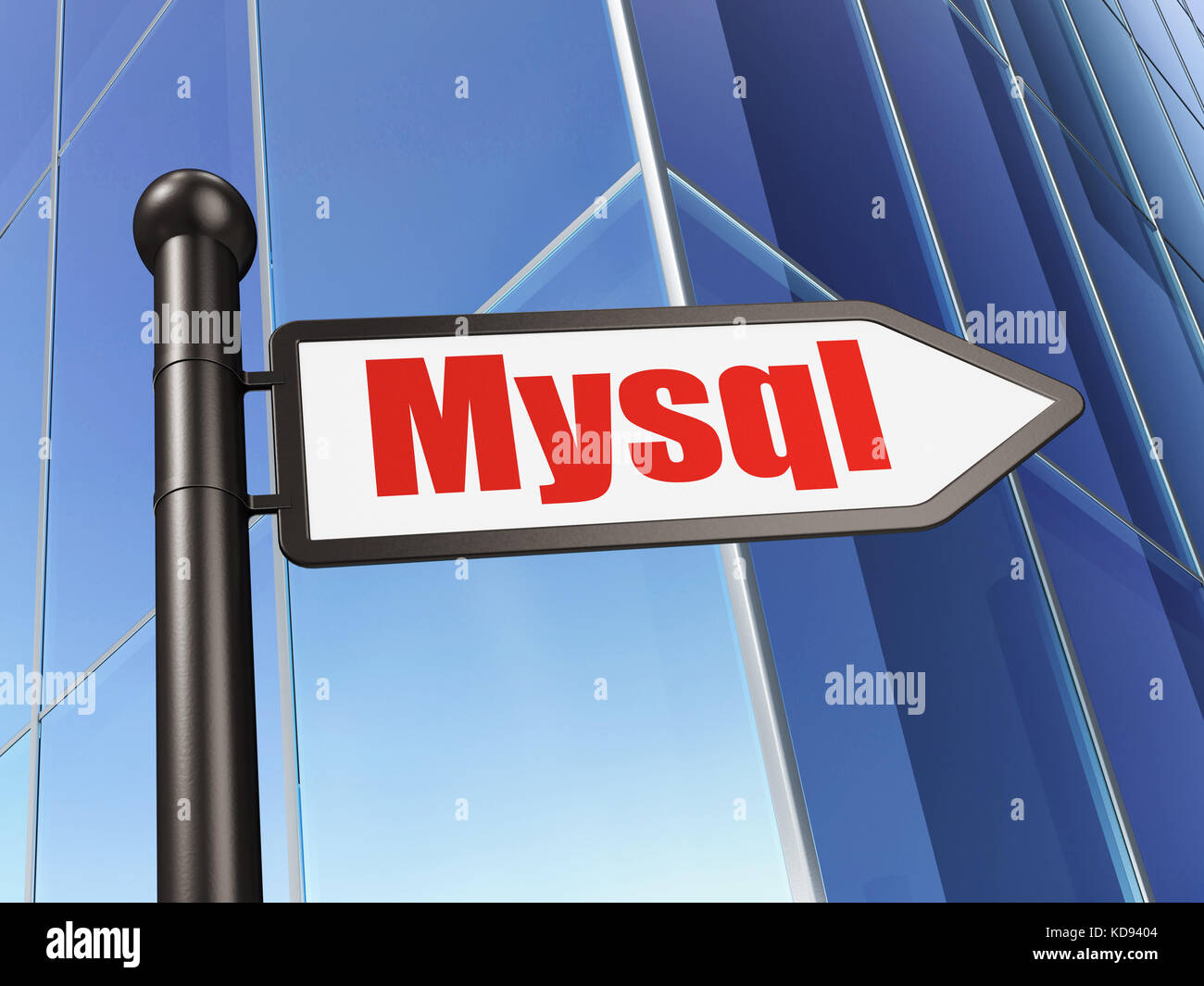 Software concept: sign MySQL on Building background Stock Photo - Alamy