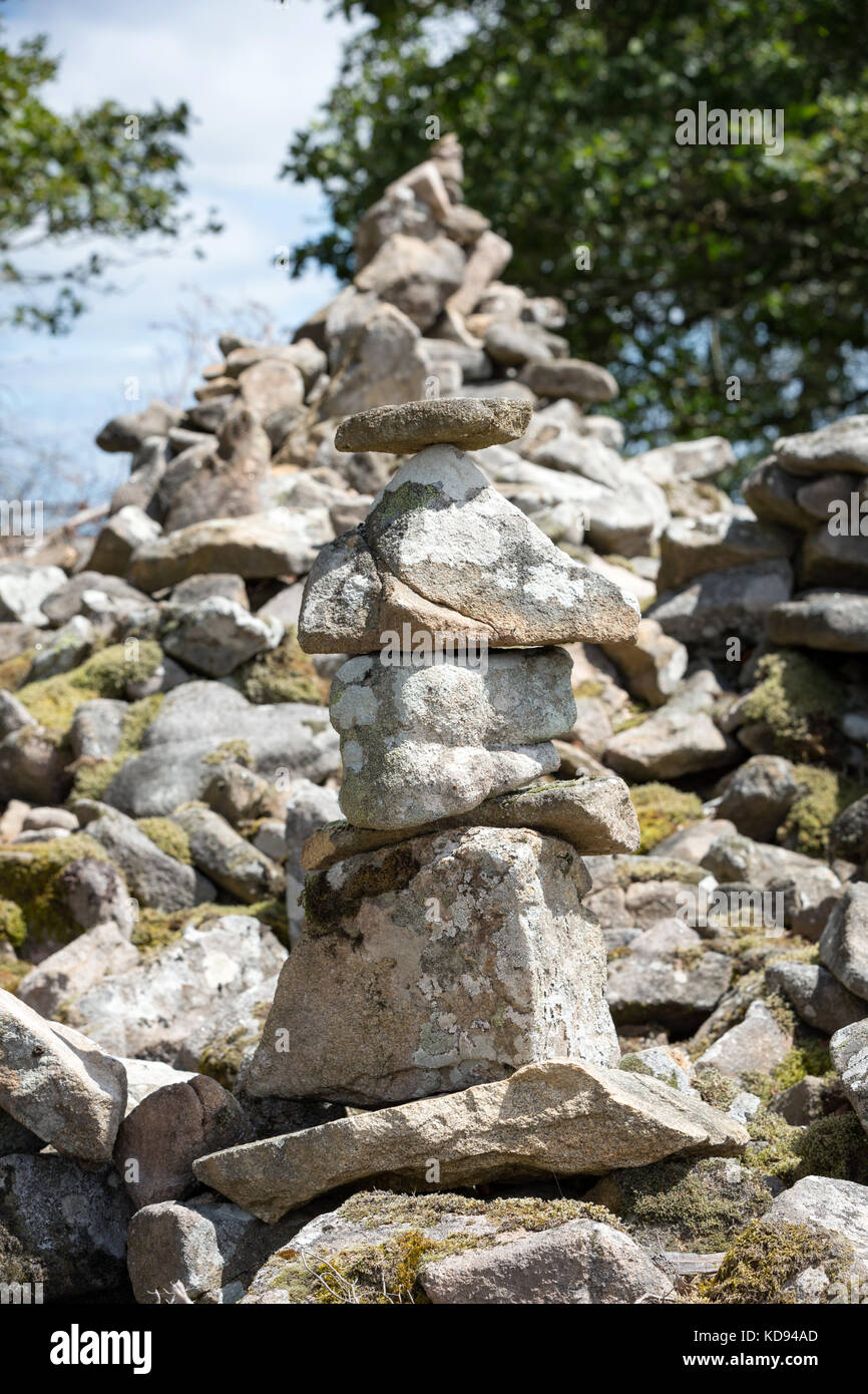 Cairns or rock-stacking Stock Photo - Alamy